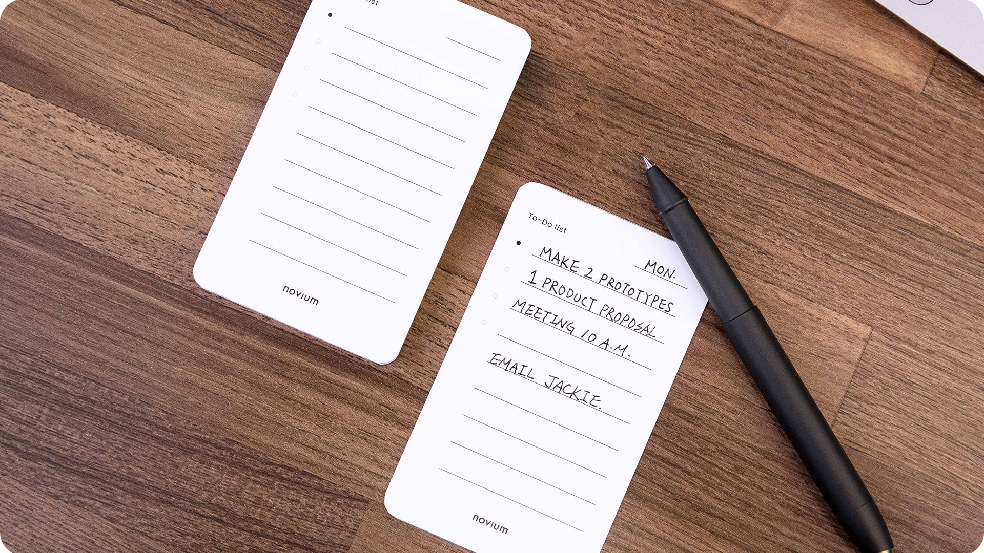 Daily Productivity Cards – novium