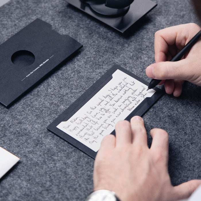 Unique Greeting Card - Metal Astral Card by novium